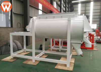 China Single Shaft Ribbon Feed Mixer SKF Bearing For Chicken Dove Brid for sale