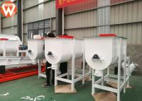 China Single Shaft Ribbon Feed Mixer SKF Bearing For Chicken Dove Brid for sale