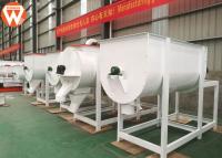 China Single Shaft Ribbon Feed Mixer SKF Bearing For Chicken Dove Brid for sale