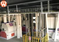 China Steel Structure Livestock Animal Feed Production Line 2-12 Mm Pellets Diameter for sale