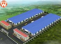 China Light Steel Prefab Auxiliary Equipment Steel Warehouse For Animal Feed Plant for sale