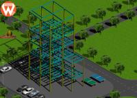 China Light Weight Poultry Chicken Feed Plant / Prefab Steel Structure Building for sale