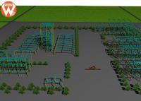 China Steel Auxiliary Equipment Livestock Feed Factory Q235 Q355 Grade for sale