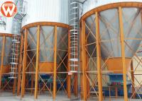 China Chicken Farm Auxiliary Equipment Feed Hopper Silo For Poultry House Feed Line for sale