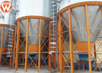 China Chicken Farm Auxiliary Equipment Feed Hopper Silo For Poultry House Feed Line for sale
