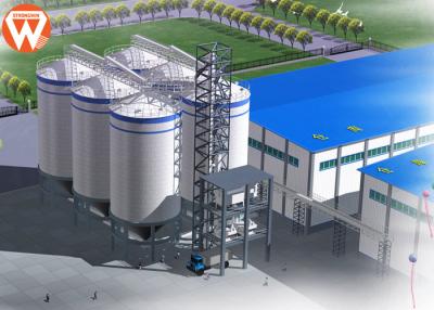 China Feed Pellet Plant Auxiliary Equipment Livestock Feed Silo SGS Approval for sale