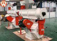 China Single Layer Conditioner Poultry Feed Pellet Making Machine 1.5 - 2.5t/H Capacity for sale