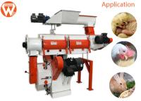 China 2.5 Tph Poultry Animal Food Pellet Machine / Chicken Pellet Machine Customized Voltage for sale