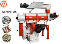 China Poultry Feed Pellet Machine Smooth Transmission 1.5 - 12mm Pellet Size for sale