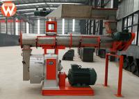 China 22 - 132Kw Poultry Feed Production Machines Feed Pellet Mill Customized High Efficiency for sale