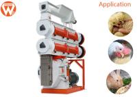 China Livestock Farm Feed Mill Pellet Machine / 10T/H 110Kw Animal Feed Processing Machine for sale