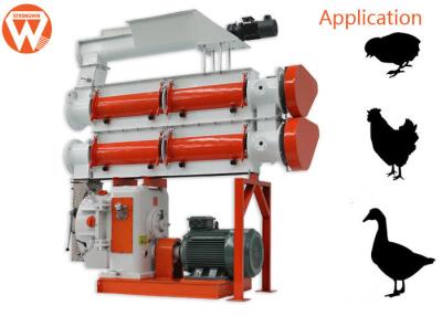 China 380V 3 Phase 90Kw Feed Pellet Machine 3 - 8T/H 1.5 - 12mm Pellet Size for sale