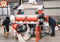China High Efficiency Feed Pellet Making Machine 1.5 - 2.5t/H Capacity 22kw Main Motor Power for sale