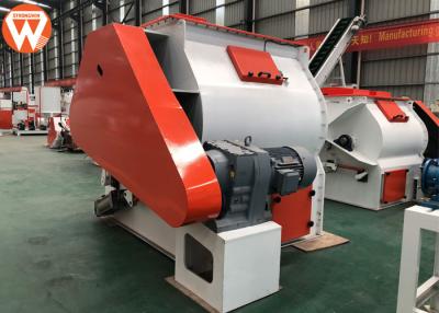 China Double Shaft Paddle Feed Mixer Machine SKF Bearing 5.5 - 37kw High Efficiency for sale