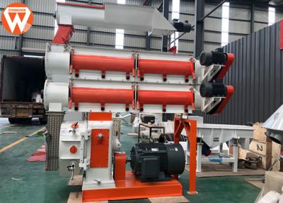 China 1.5 - 12mm Pellet Size Poultry Animal Feed Mill Pellet Machine With Double Layer Conditioner for sale
