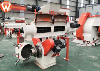 China 2 T/H Poultry Cattle Feed Pellet Making Machine 22kw Main Motor Power for sale