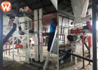 China 1.5 - 2.5 T/H Animal Farm Poultry Feed Plant Machinery 50kw High Efficiency for sale