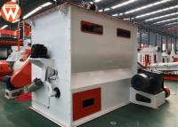 China 30kw Single Shaft Ribbon 500KG/P Animal Food Mixer for sale