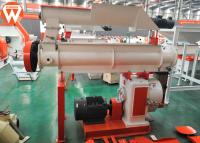 China 12mm Diameter Grain Grass 37kw Poultry Feed Pellet Machine for sale
