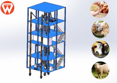 China 380V Animal Feed Processing Equipment 2 MM 4MM 6MM With Sieve Siemens Motor for sale