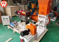 China Shrimp Fish Feed Extruder Machine 200KG/H With Diesel Engine Soybean Meal for sale