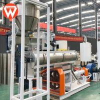 China Automatic Floating Fish Feed Extruder Machine 500KG/H 2700*1800*1200mm 1900kg for sale