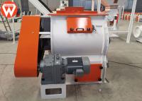 China 250kg/H SS304 Double Shaft Animal Feed Mixer Machine for sale