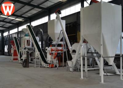China 3T 80KW Pelletizing Animal Feed Manufacturing Plant for sale