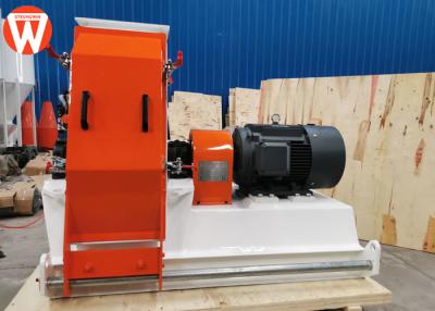 China 22KW Tear Circle Animal Feed Crusher Hammer Mill Machine With Impeller Feeder for sale