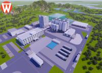 China 10mm Pellets 30T/H Animal Feed Production Line Batching Grinding for sale