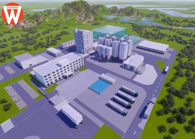 China 10mm Pellets 30T/H Animal Feed Production Line Batching Grinding for sale