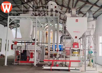 China 10tph Feed Pellet Production Line 12mm Animal Feed Processing Equipment for sale