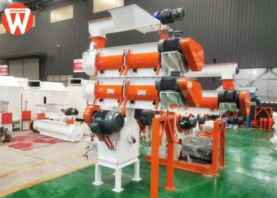 China 1.5T/H Chicken Bird Poultry Pellet Feed Plant 70kw Compact Structure for sale