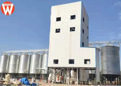China Automatic 550KW 10T/H Animal Feed Production Line With Silos for sale