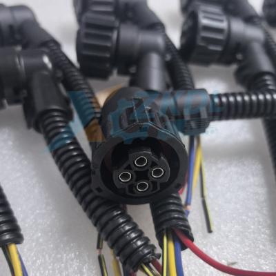 China Factory Sales New Genuine 4 Pin Odometer Connector JB1272-4P Wiring Harness SHACMAN F3000 Truck Part for sale