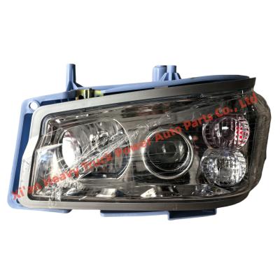 China Hot Selling Heavy Truck Excavators Auto Spare Part Front Headlight Wg9719720001 Wg9719720002 Headlamp for Sinotruk HOWO for sale