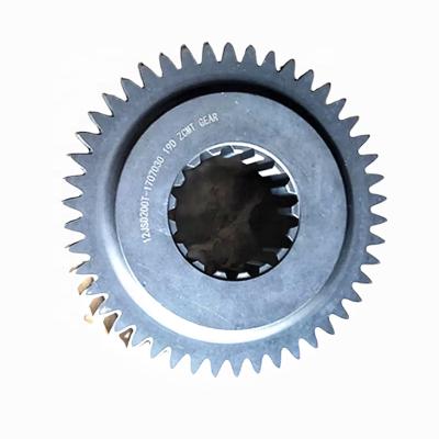 China New Dongfeng Shaanxi F3000 Heavy Duty Truck Spare Parts Shacman Fast Gearbox Auxiliary Box Drive Gear 12jsd160t-1707030 FST for sale