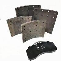 China Faw Howo Shacman Heavy Truck Semi-metal Brake Pads Made in China Drum Brake  Brake Pads for sale