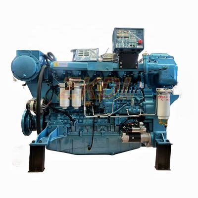 China Weicai WP12C450-21 Diesel Marine Engine High Quality 6-Cylinder 450hp 2100rpm New Inboard Water Cooling for Boats Factory Sales for sale