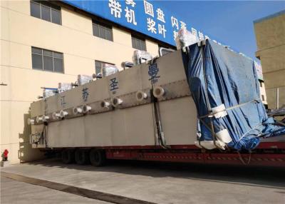 China Industrial Mesh Belt Dryer 30m Length Stainless Steel 72.5 kW for Fruit Fish Seafood for sale
