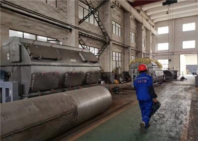 China PLC Controlled Drum Drying Machine SS304 316L 0-20rpm 100-1575kg/h Steam for sale