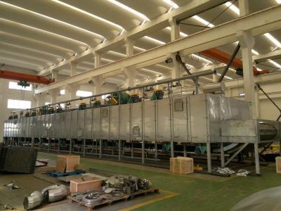 China DW Single Layer Mesh Belt Dryer Machine 1.2-3.85m Width for Vegetable Dewatering with 60-130°C Temperature Control for sale