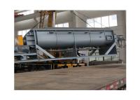 China Industrial 95kW Vacuum Paddle Dryer Spent Grain Drying Machine 5-10kg/h for sale