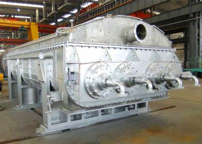 China 4 Shaft Blade Hollow Paddle Dryer with 110 m² Heat Transfer Area and 95 kW Power for Industrial Applications for sale