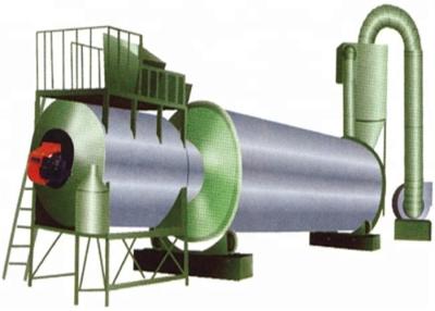 China SUS304 HZG1.0-6 Industrial Rotary Drum Dryer 2-7 RPM with 1000-15000 kg/h Capacity for Food Processing for sale