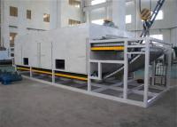 China 900kg/h Continuous Belt Dryer for Fish, Seafood & Vegetables | 24-30m Length, 35.3-72.5kw Power for sale