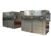 China GMP Hot Air Drying Oven 35-480kg Batch Capacity with 0.45-1.8kW Fan Power for Pharmaceutical and Food Processing for sale
