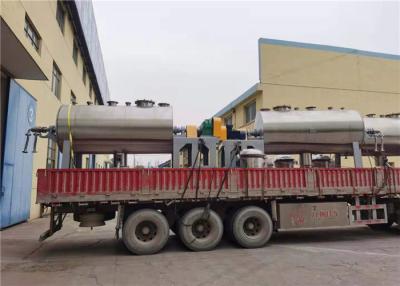China 80m2 Chemical Slurry Hollow Paddle Dryer for Electroplating Sludge 12V for sale