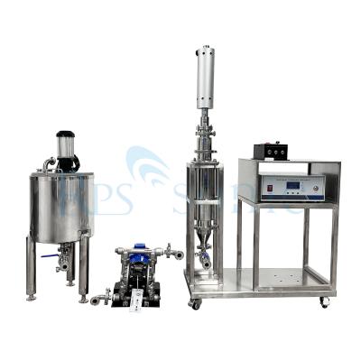 China 20k ultrasonic homogenizer machine with mixing tank for extraction and emulsifier for sale