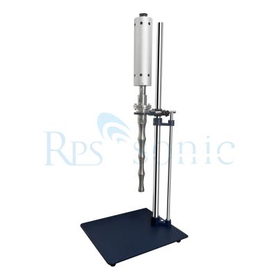 China Ultrasonic Homogenizer Mixing Machine Automatic with Screw Motor Milk Cosmetics Lotion Cream for sale